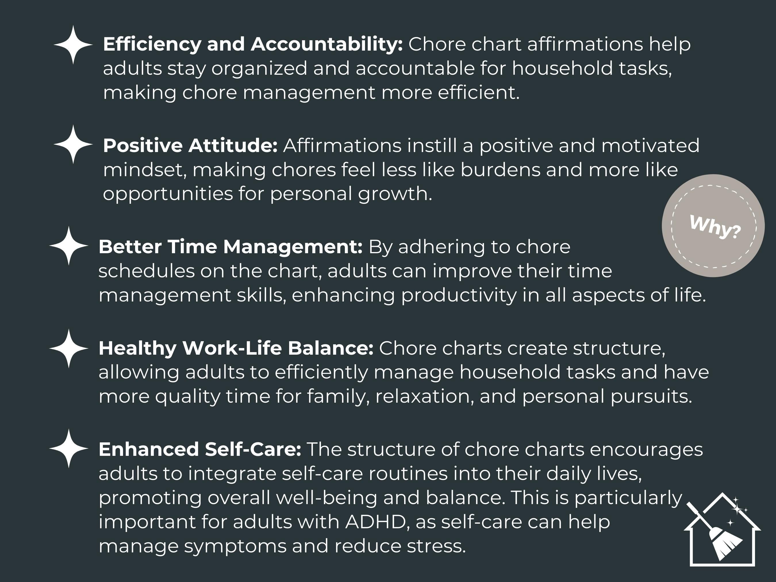 Adult Chore Chart Affirmation Cards | Positive Affirmations – Nordic ...