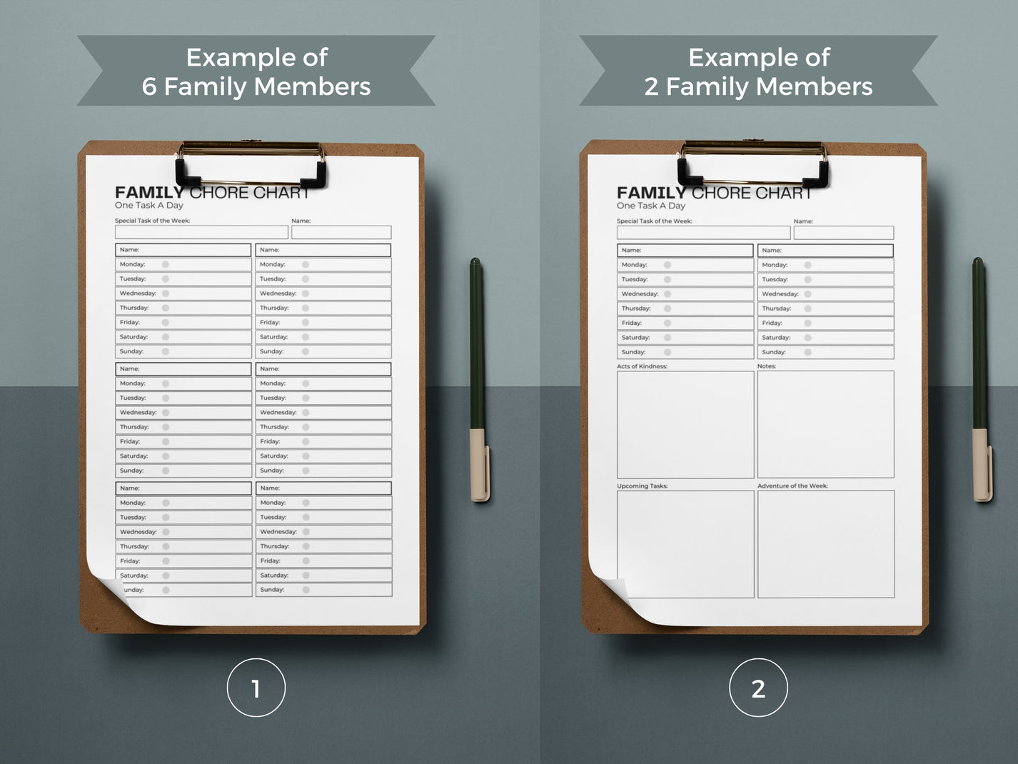 Chore Chart Bundle | Adult Chore Chart | Declutter Checklist – Nordic ...