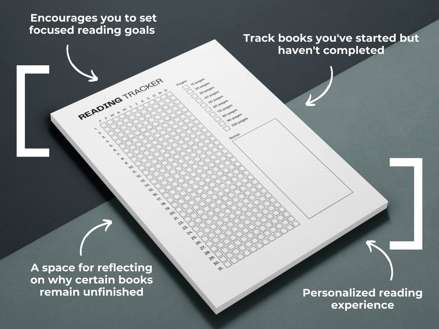 Reading Tracker Printable | Reading Planner Insert | Reading Planner ...