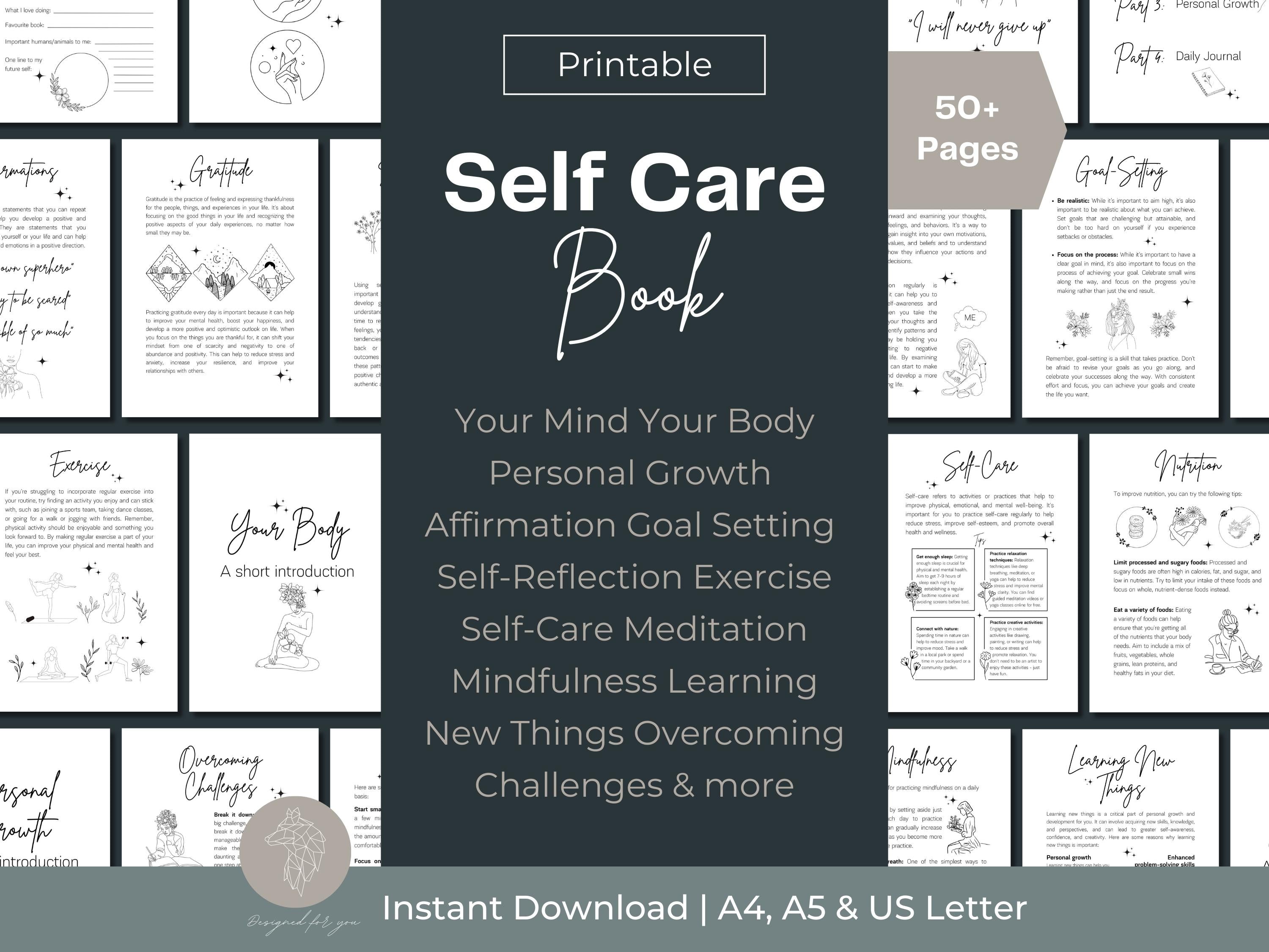 Self Care Book | Manifestation Journal | Soul Care Planner – Nordic ...
