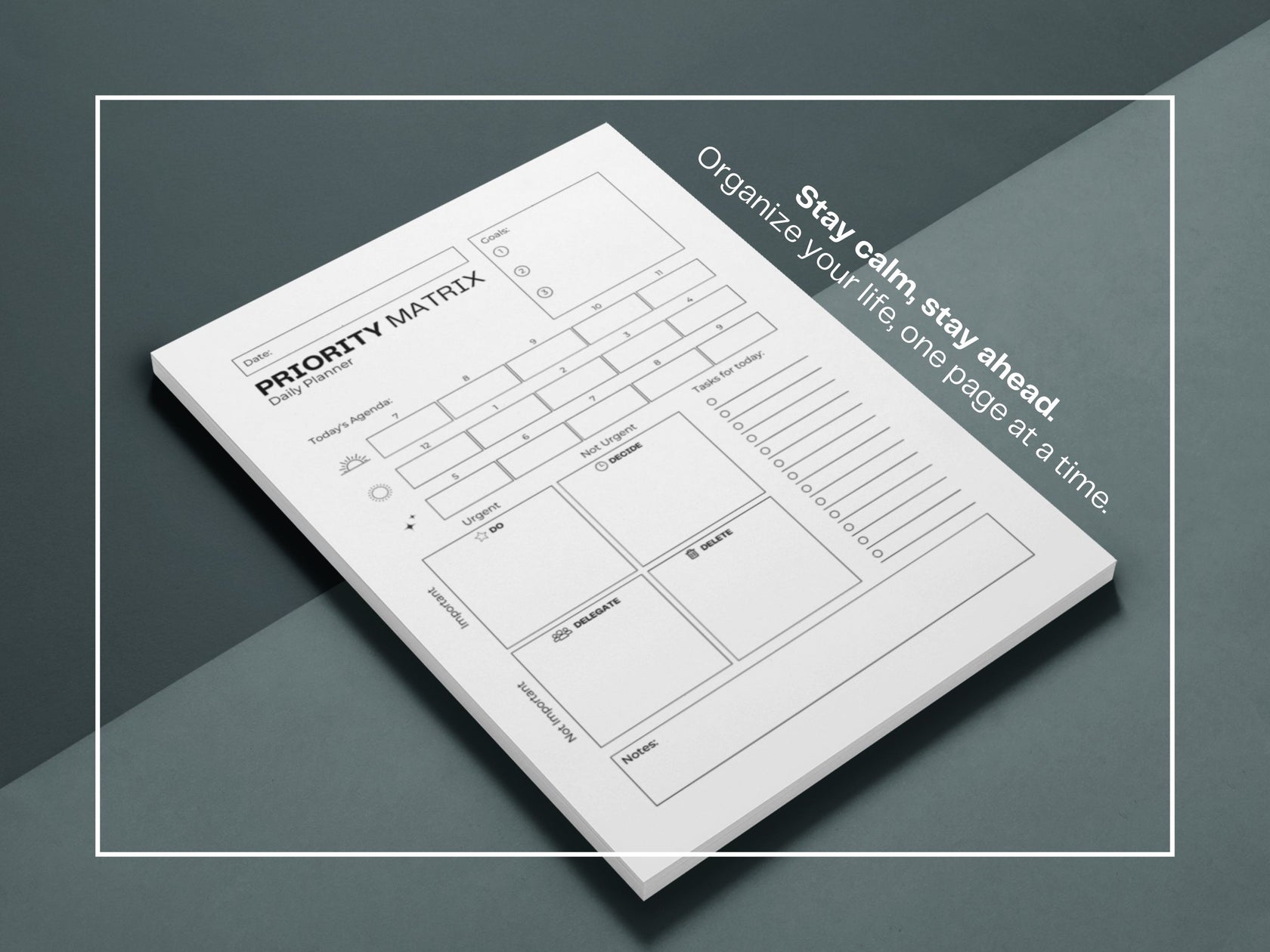 Starter Productivity Bundle | Productivity Planner | Habit Tracker – Nordic Planning Hub