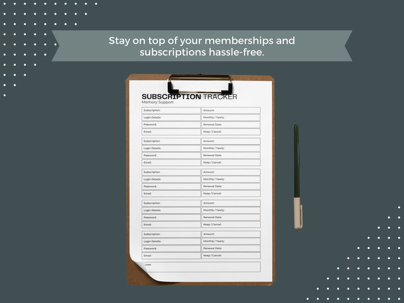 Subscription Tracker | Membership Tracker | Payment Tracker – Nordic ...