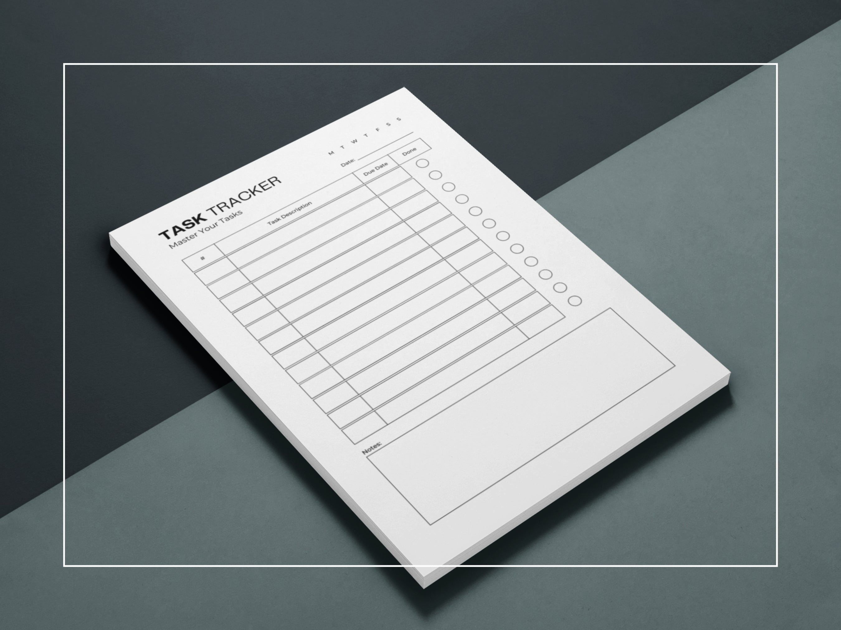 Task Tracker | Daily To Do List | Productivity Planner – Nordic ...