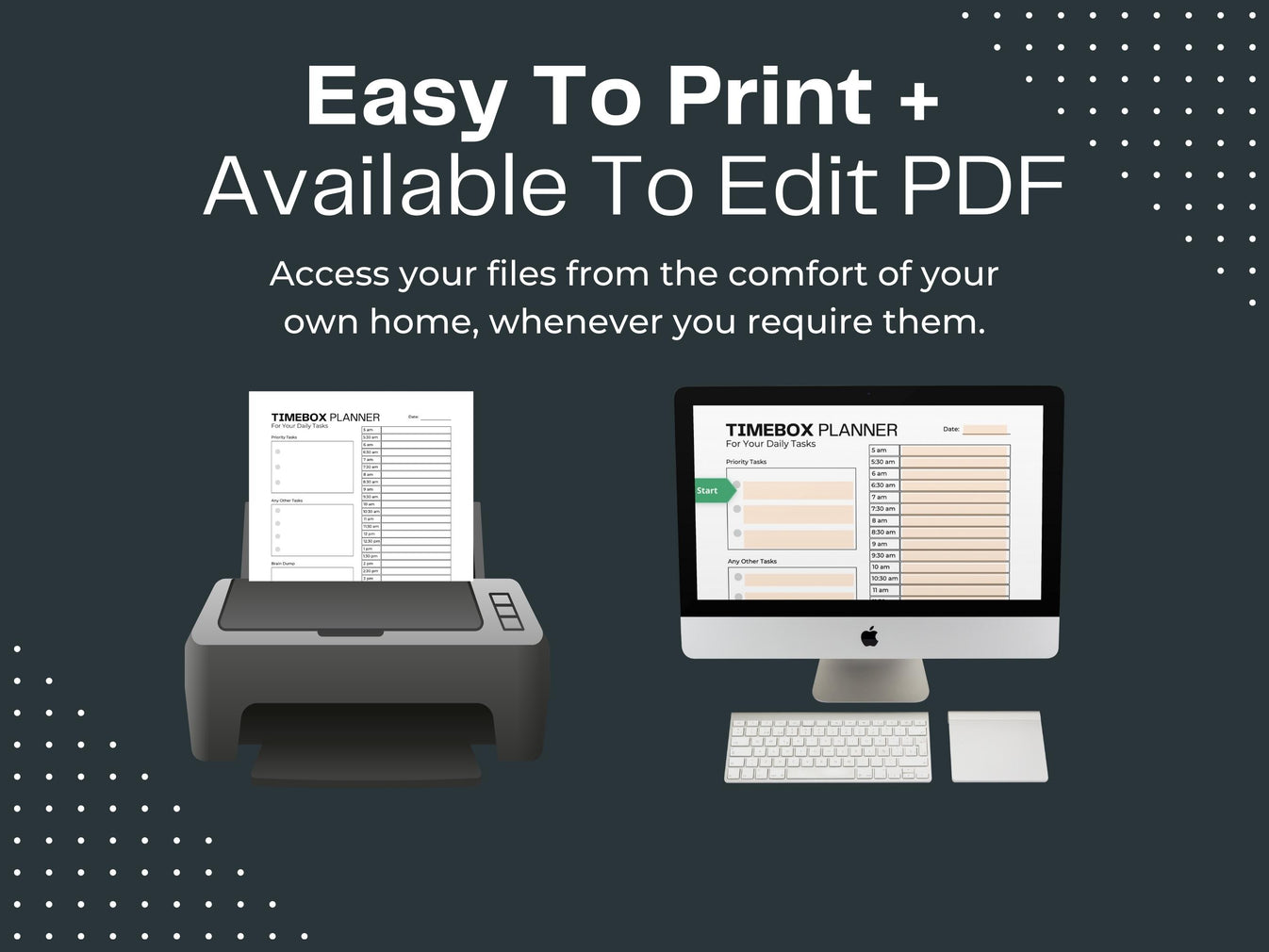 Timebox Planner | Time Management | To Do List Template – Nordic ...