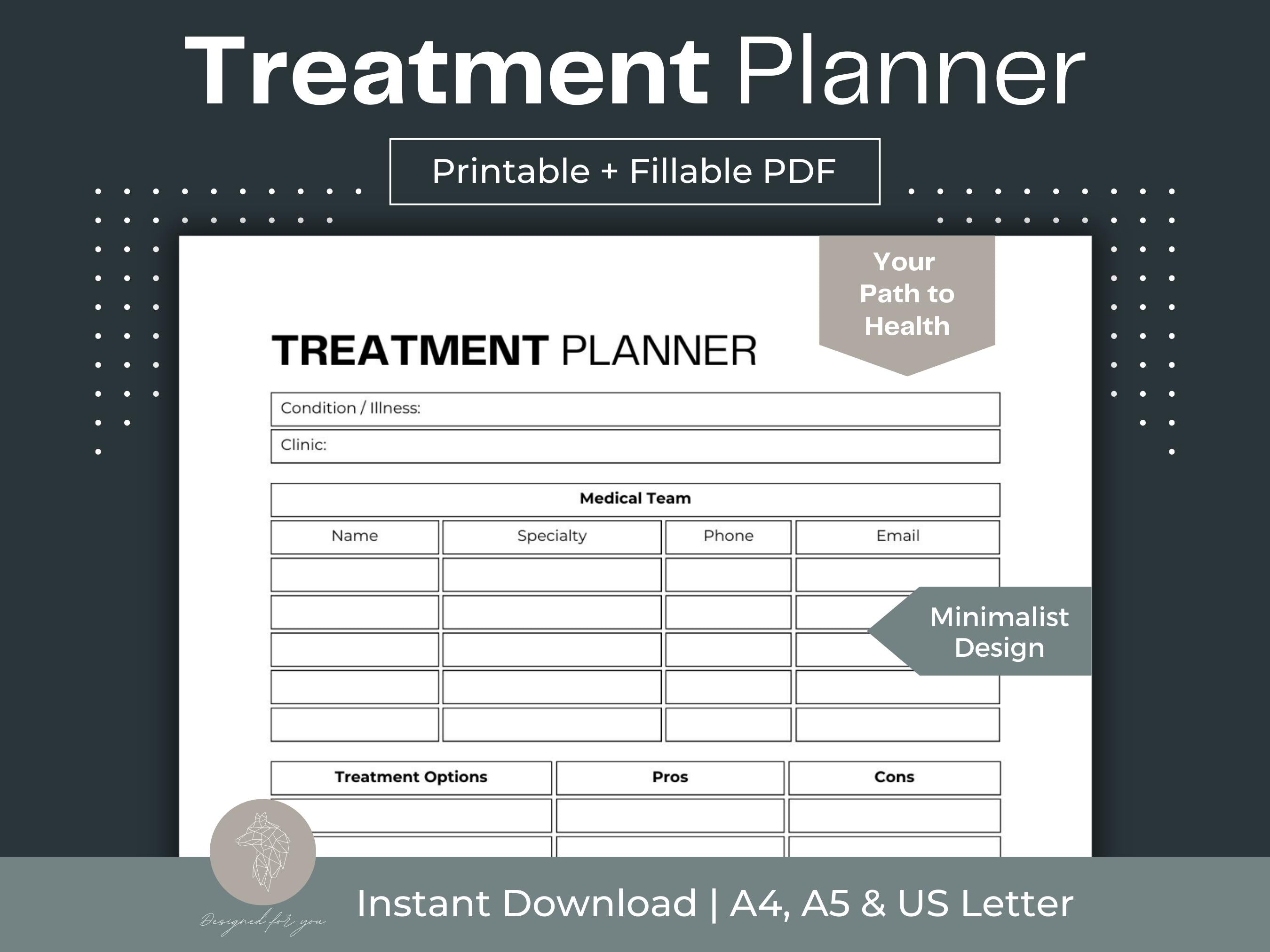 Treatment Planner | Medical Condition | Illness Tracker – Nordic ...